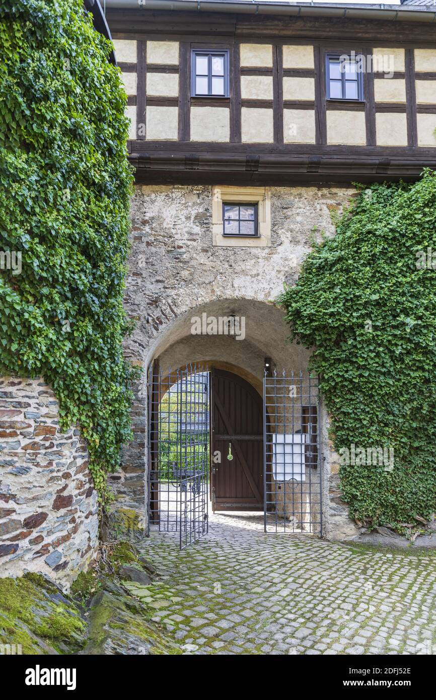The Castle Gate And The Gate House Of Lauenstein Castle From The Inside ...