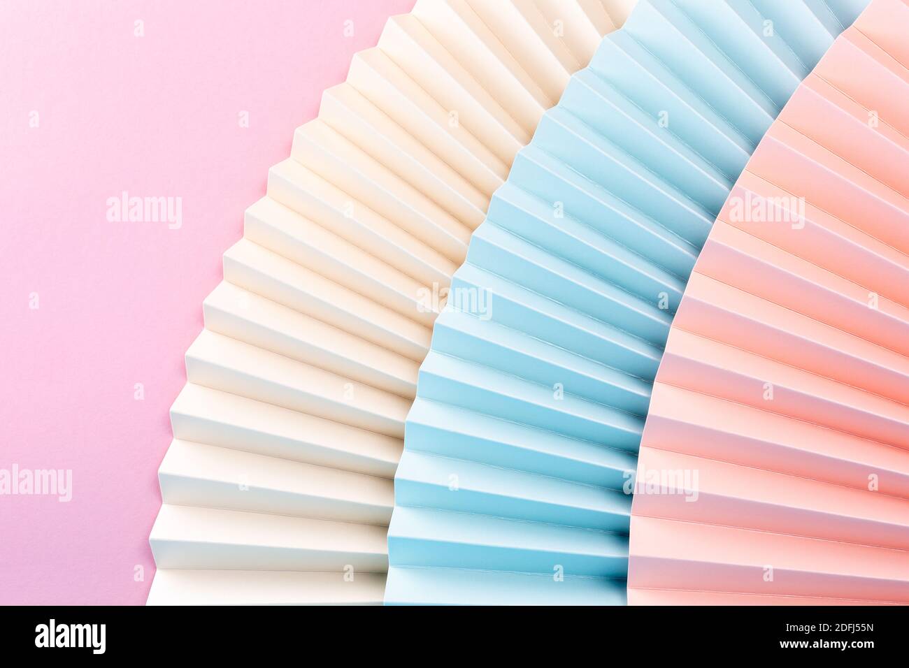 Colorful abstract background with paper fans Stock Photo - Alamy