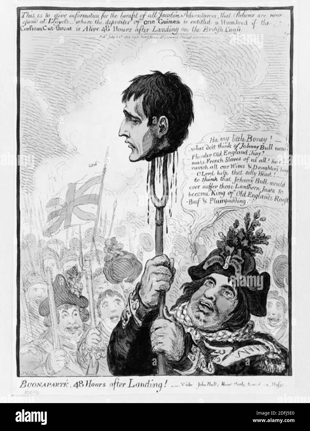 James gillray french invasion hi-res stock photography and images - Alamy