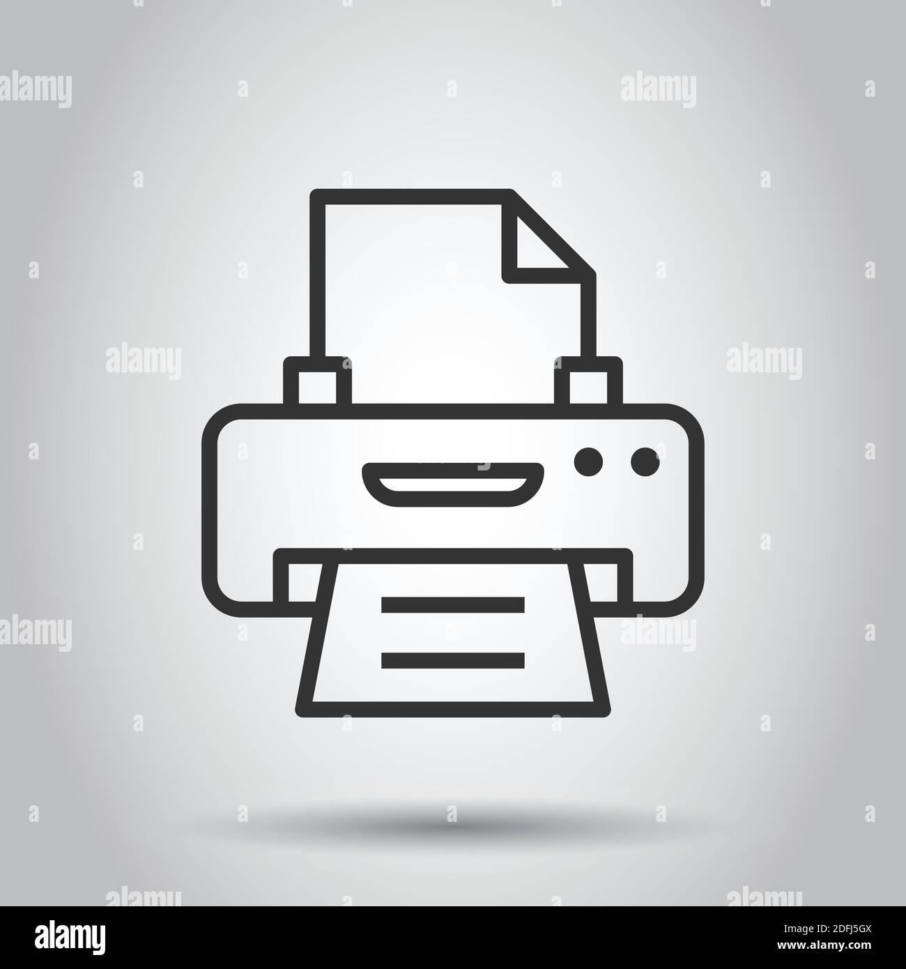 Printer Icon Flat