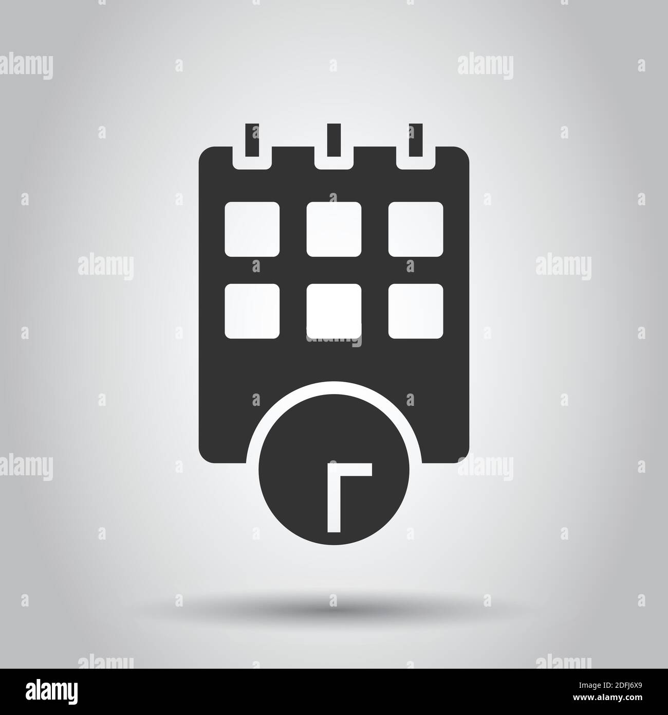 Approved timer icon flat Stock Vector Images - Alamy
