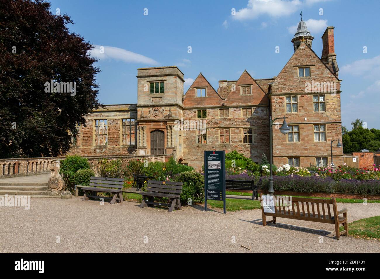 Rufford Abbey mansion & ruins, Rufford Abbey Country Park ...