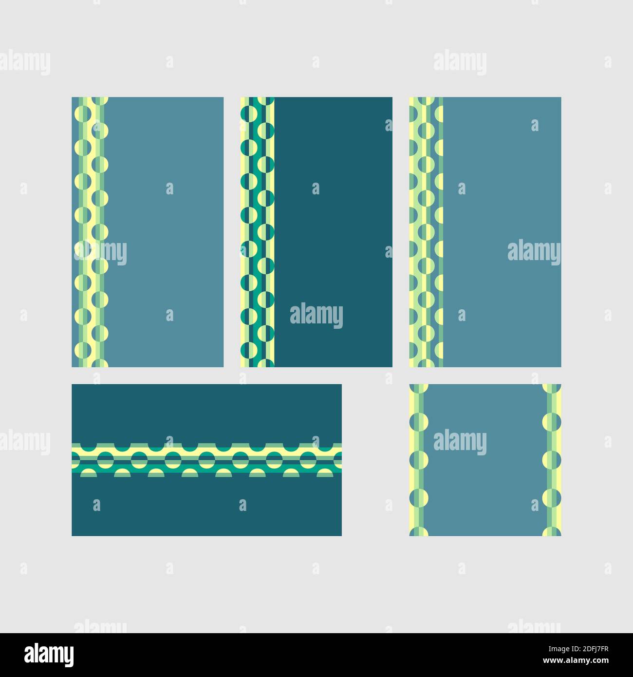 Modern decorative vector frames. Editable design templates for web ...