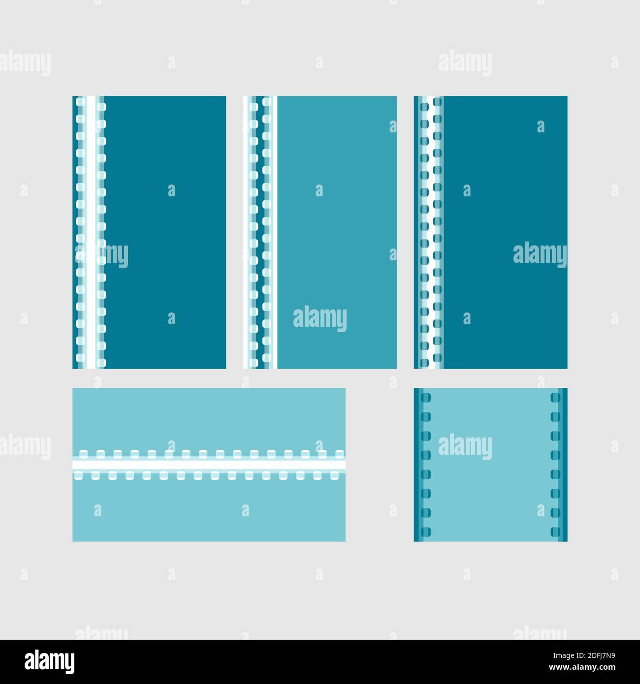 Modern decorative vector frames. Editable design templates for web ...