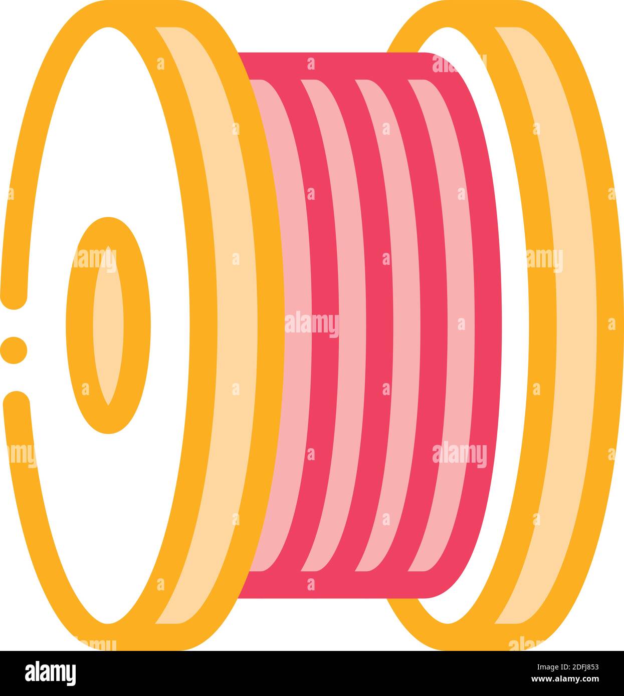 bobbin fiber color icon vector illustration Stock Vector Image & Art ...