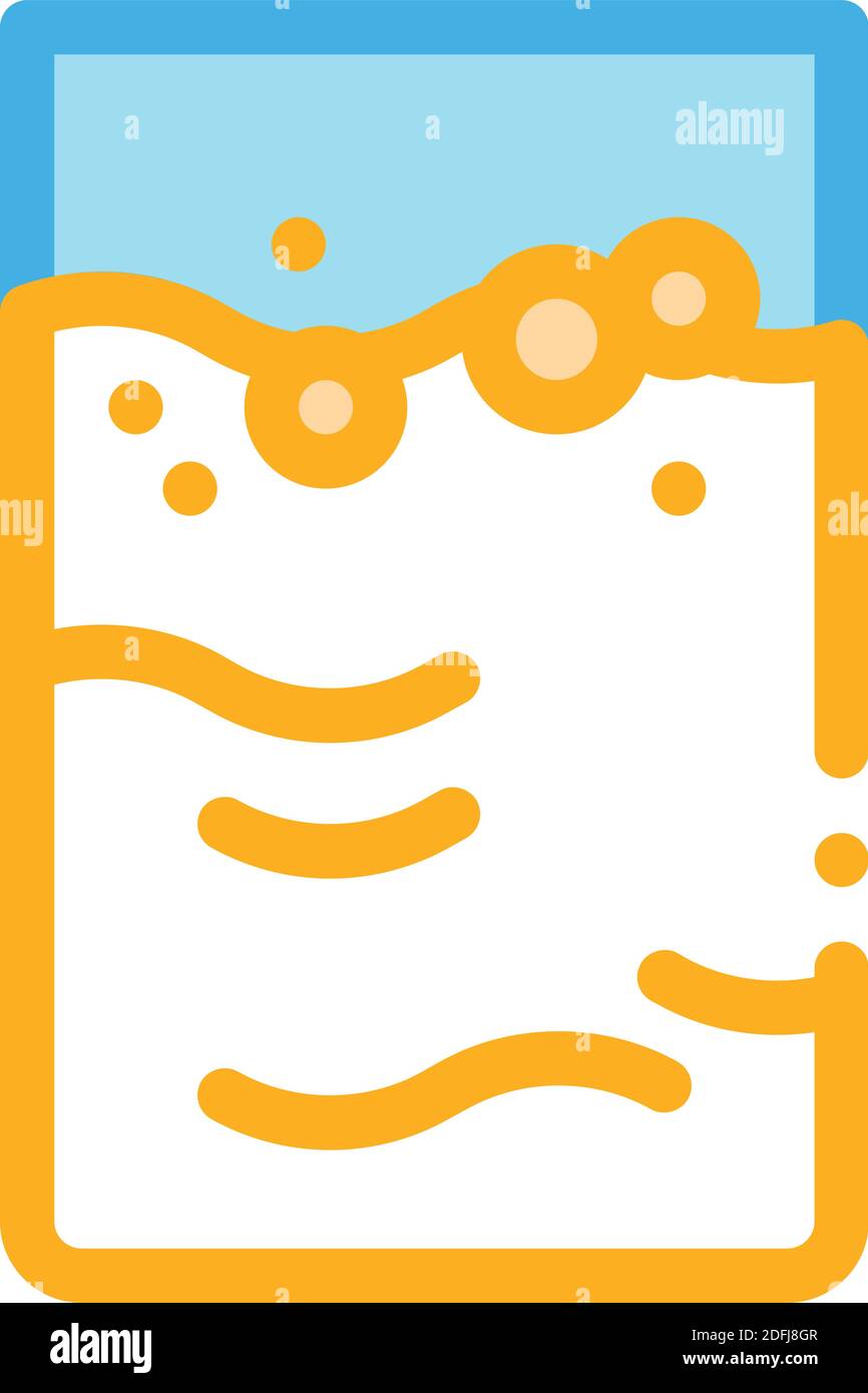 colostrum mother liquid color icon vector illustration Stock Vector ...