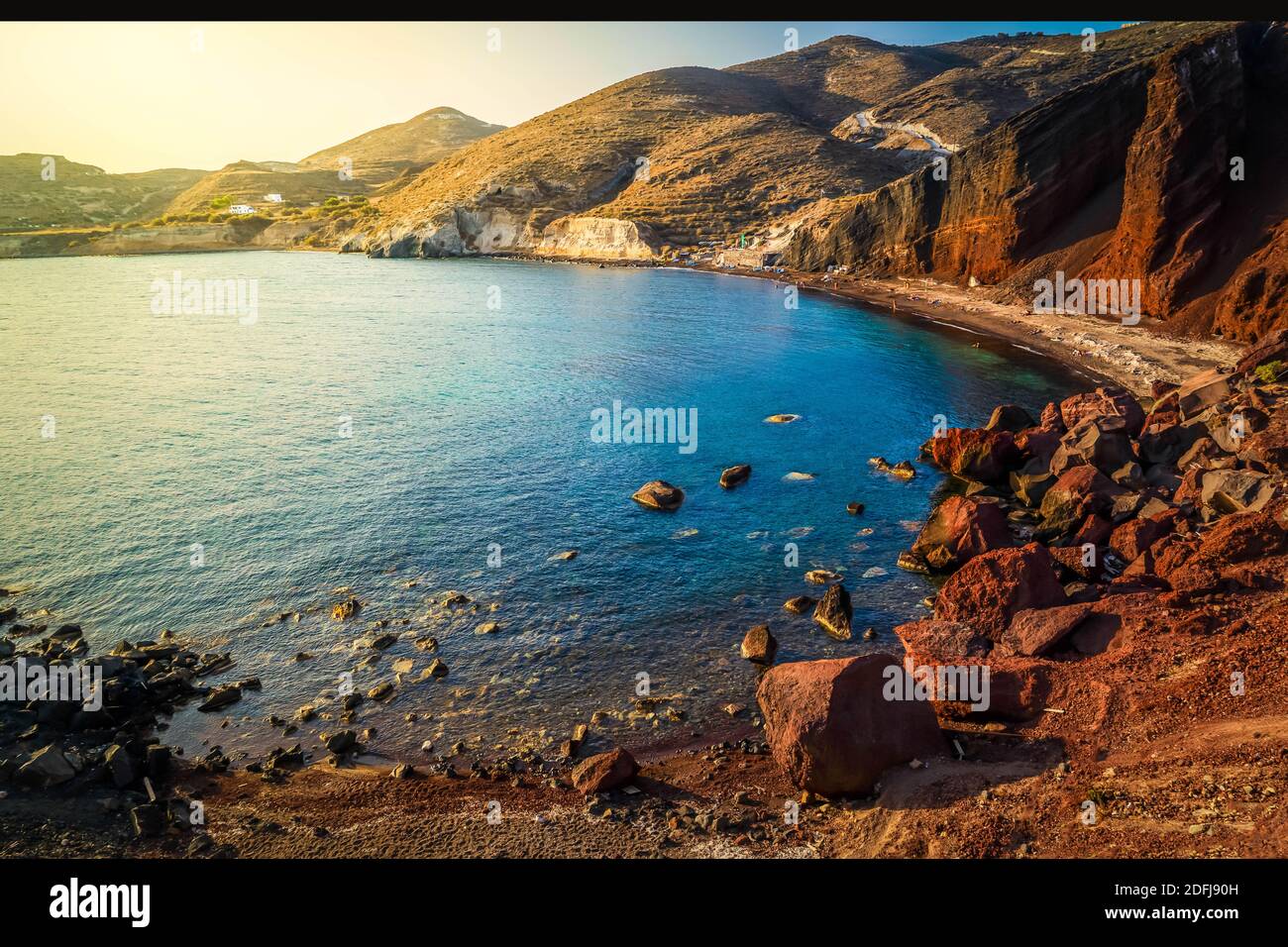 Amoudi bay boats port hi-res stock photography and images - Alamy