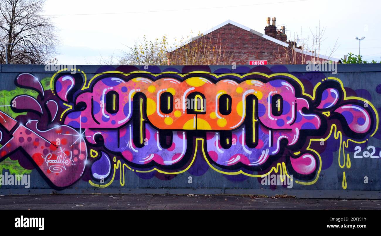 Graffiti street art manchester hi-res stock photography and images - Alamy