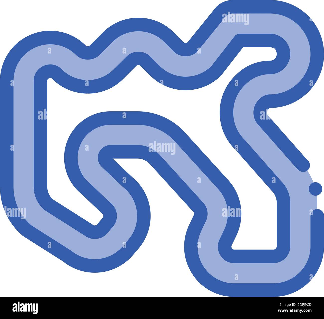 track karting color icon vector illustration Stock Vector Image & Art ...