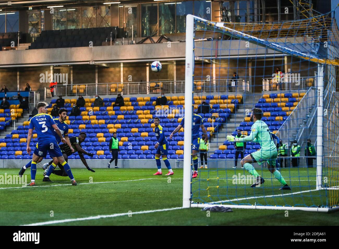 Bristol RoversÕ Brandon Hanlan scores his side's second goal of the ...