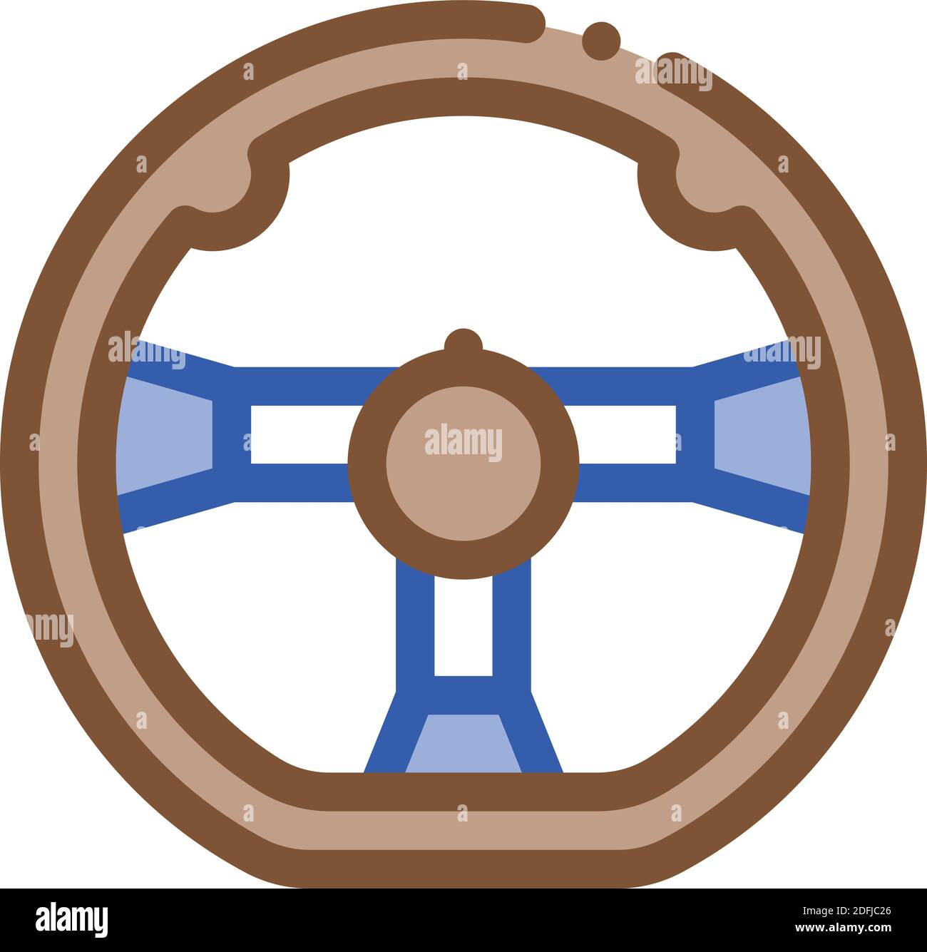 steering wheel color icon vector illustration Stock Vector Image & Art ...