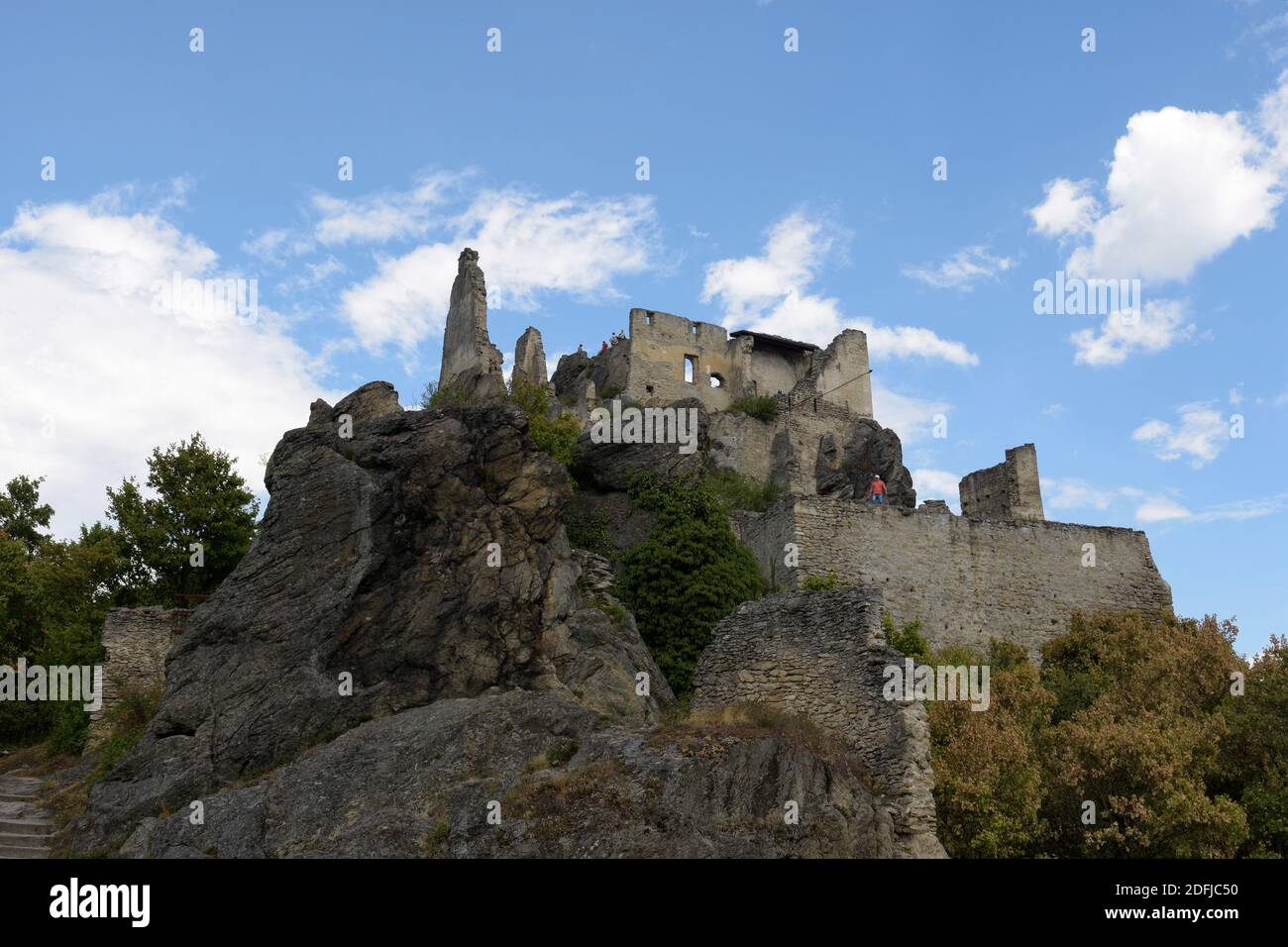 Dürnstein, Lower Austria, Austria. Dürnstein in the Wachau. Dürnstein ...