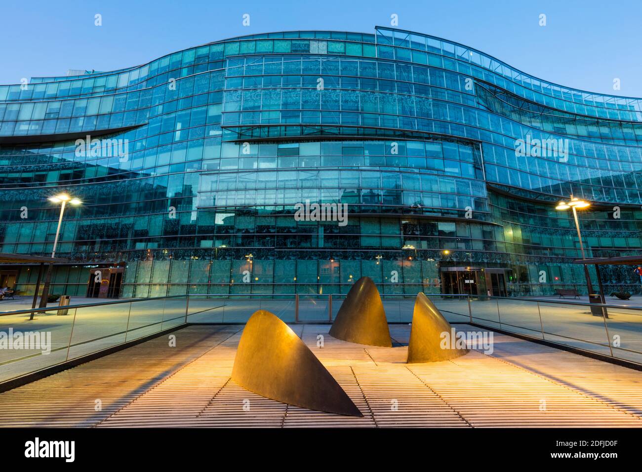 Plaza Bizkaia building, Bilbao, Bizkaia, Basque Country, Spain, Europe ...
