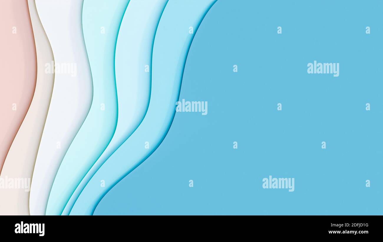 Wavy lines colorful abstract background with neutral tones and with ...