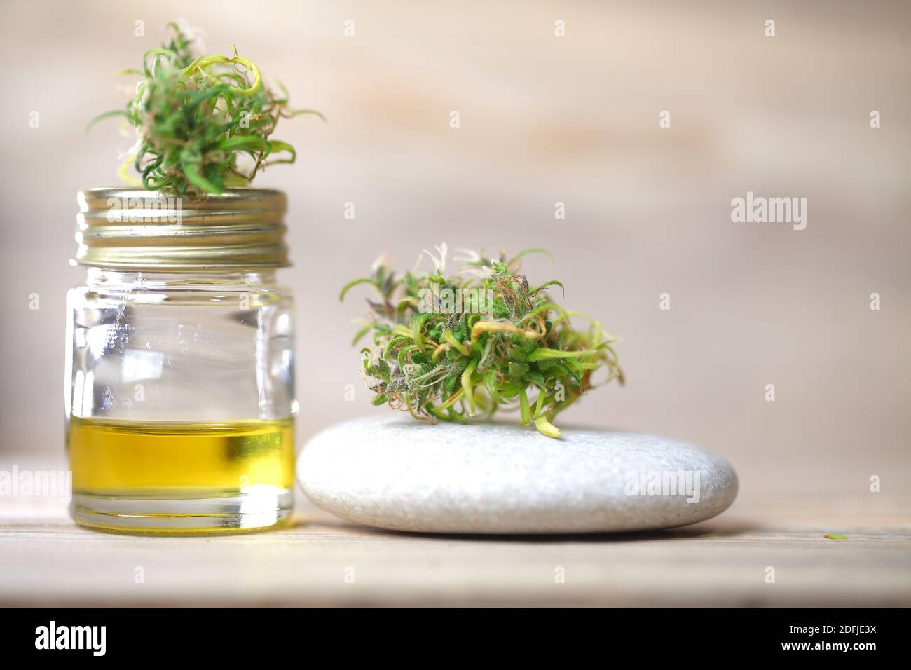 Medical marijuana . cannabis indica. cbd oil . hemp buds Stock Photo ...