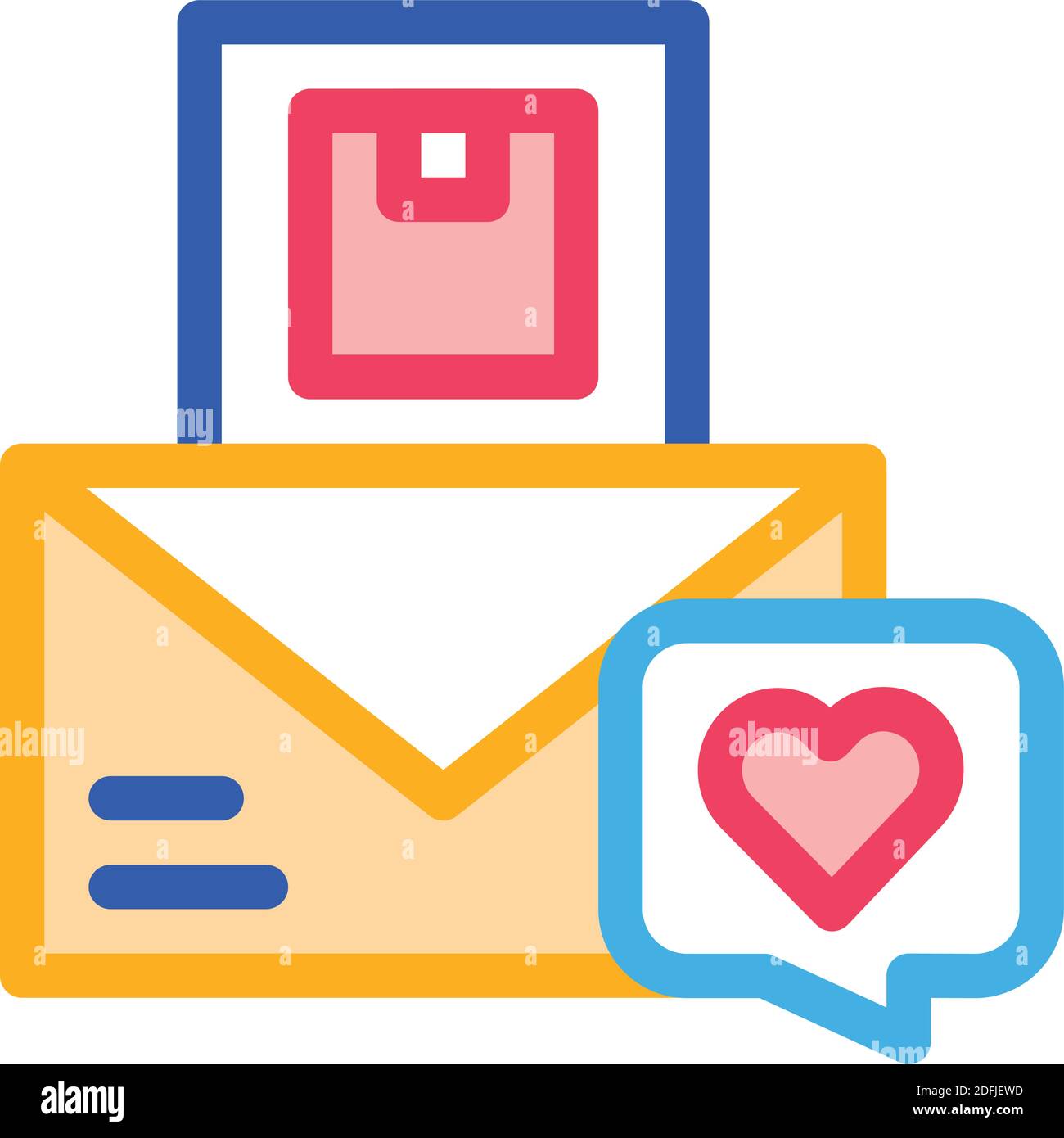 product order delivery color icon vector illustration Stock Vector ...