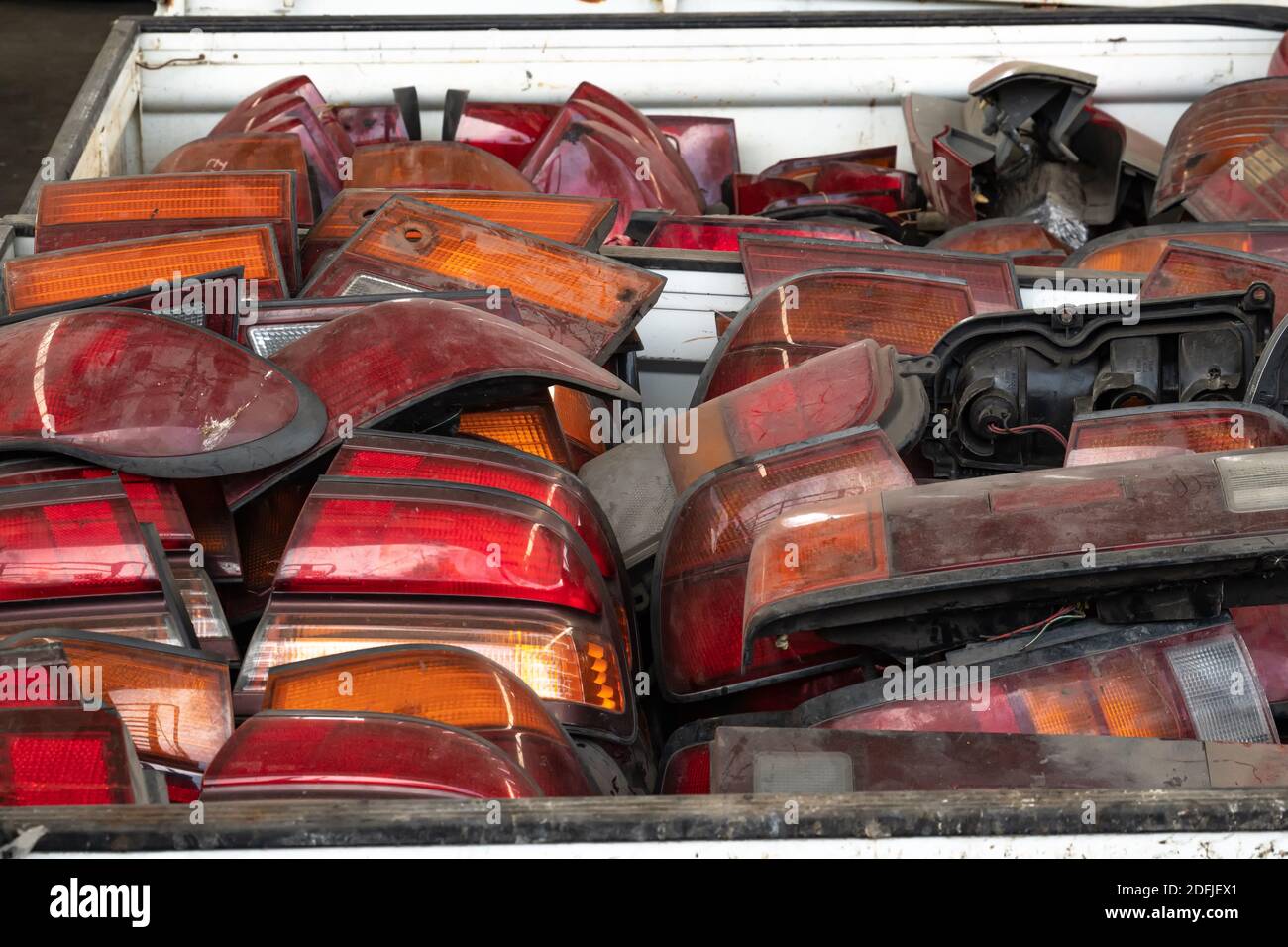 Tail lights of truck hi-res stock photography and images - Alamy