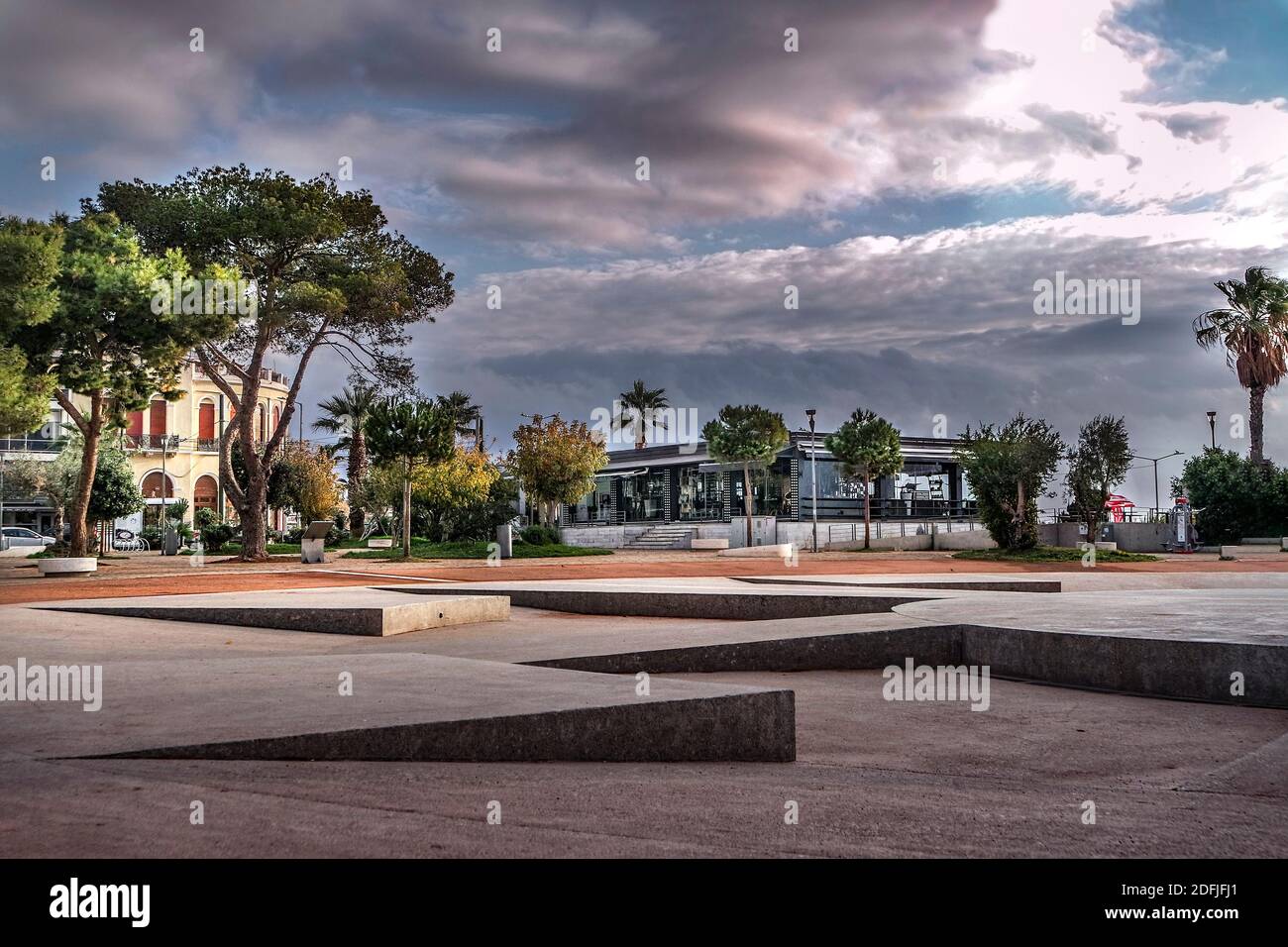 view of Alexandras square at Piraeus city,Greece Stock Photo - Alamy