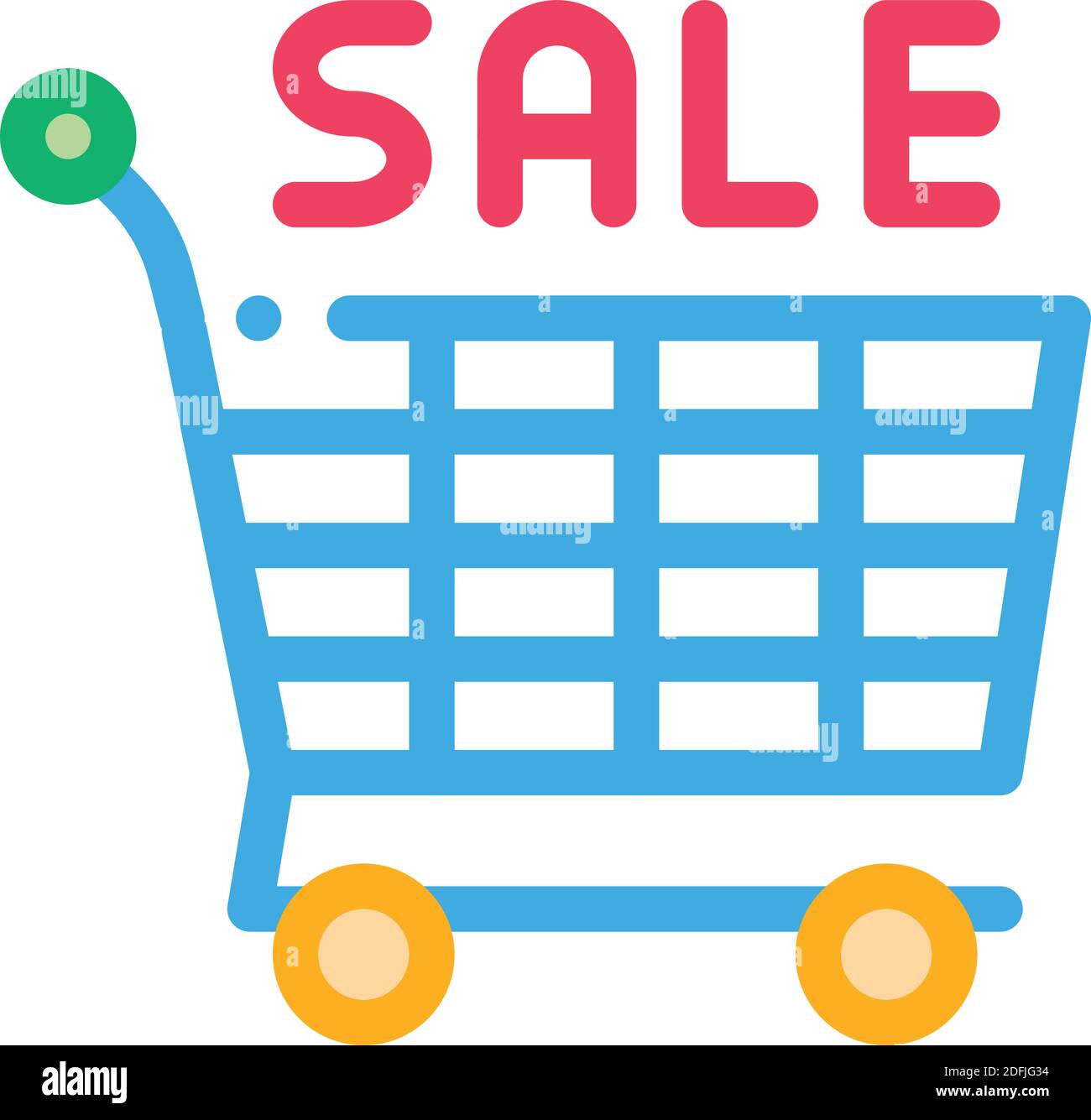 Shopping cart cake Stock Vector Images - Alamy