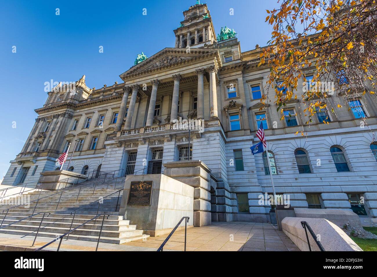 DETROIT, MI, USA - NOVEMBER 10: Wayne County Building on November 10 ...