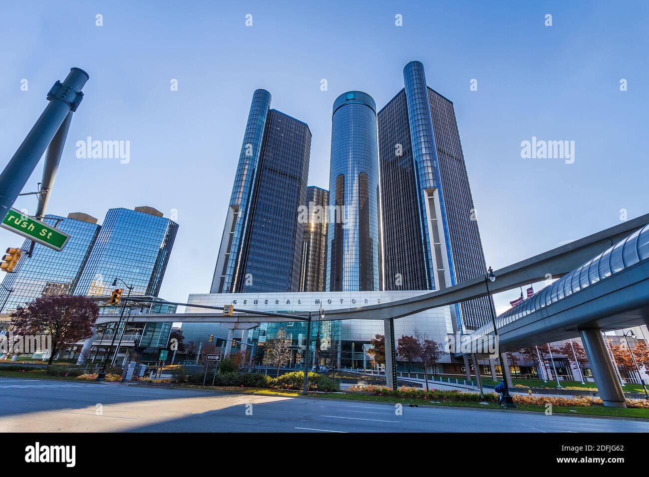 DETROIT, MI, USA - NOVEMBER 10: GM Renaissance Center on November 10 ...