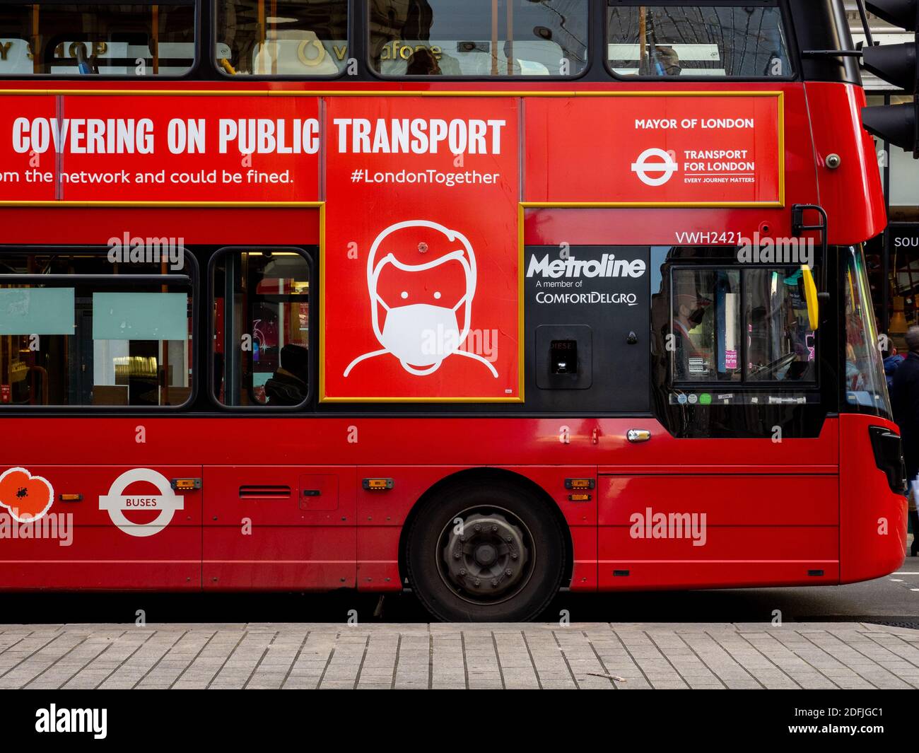Notice on side of bus hi-res stock photography and images - Alamy