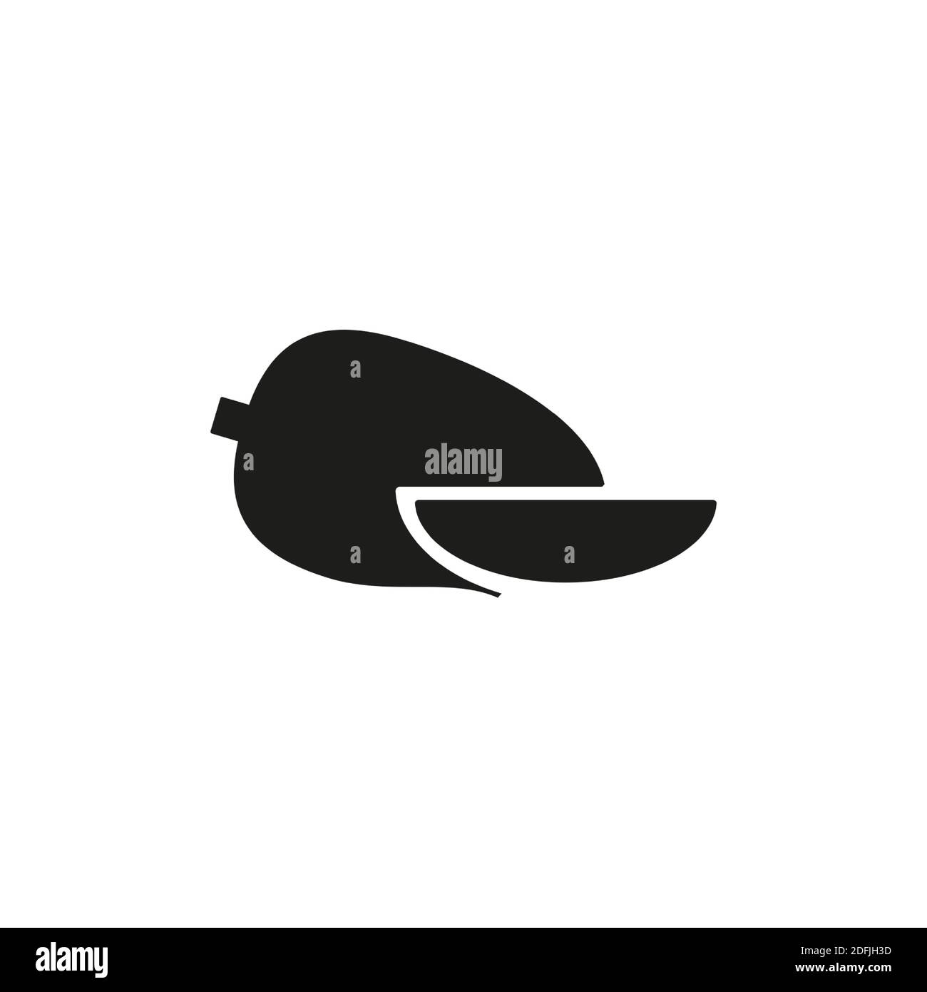 mango icon element of fruit icon for mobile concept and web apps. Thin ...