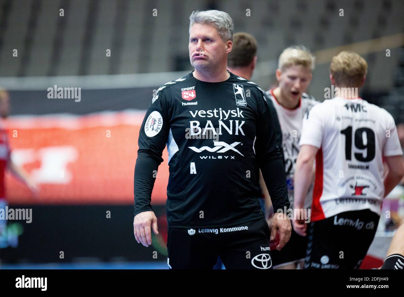 Aalborg, Denmark. 05th Dec, 2020. Head coach Anders Thomsen of Lemvig ...