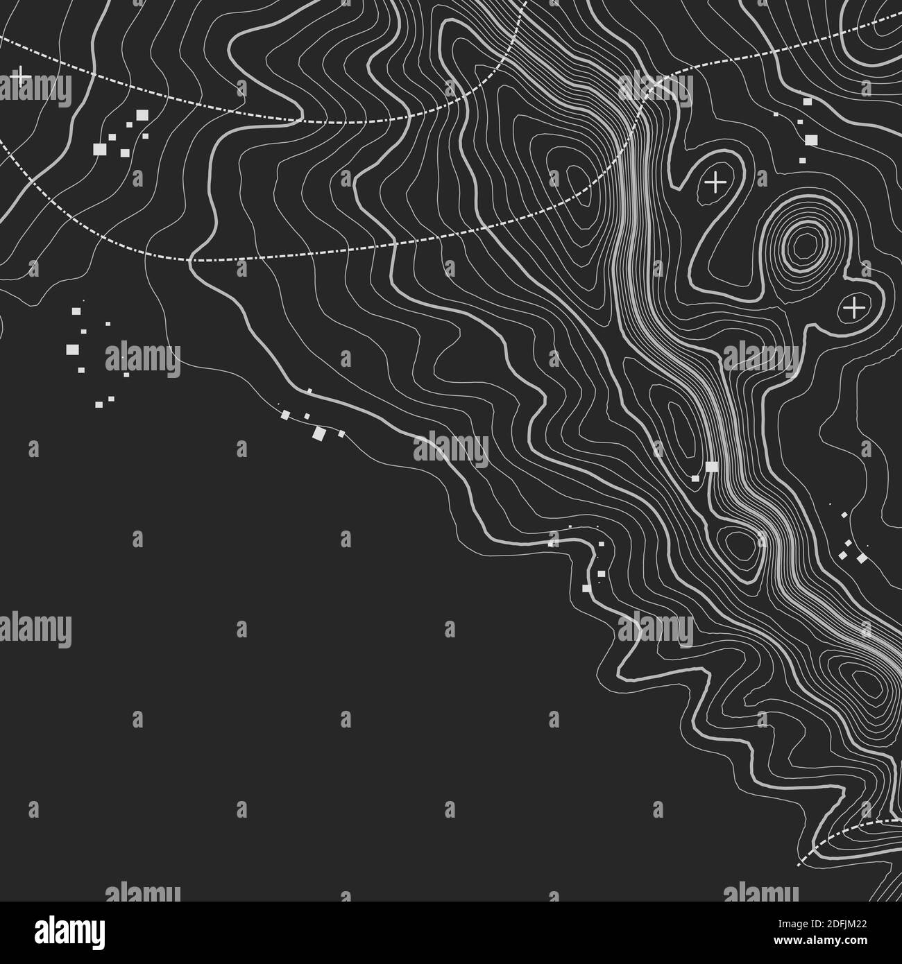 Topographic map background with space for copy . Line topography map ...