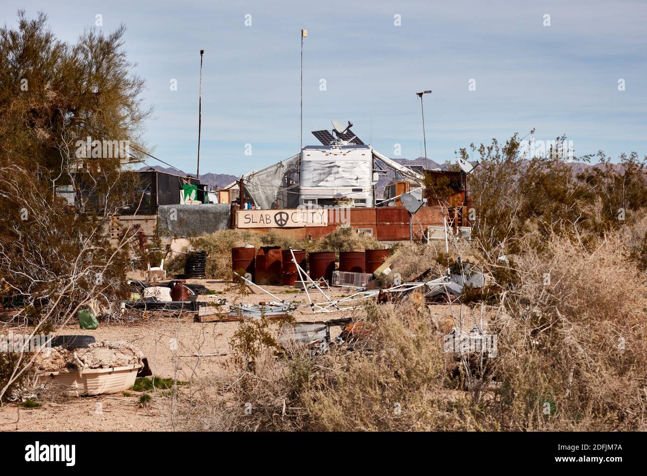 Slab City, California Stock Photo - Alamy