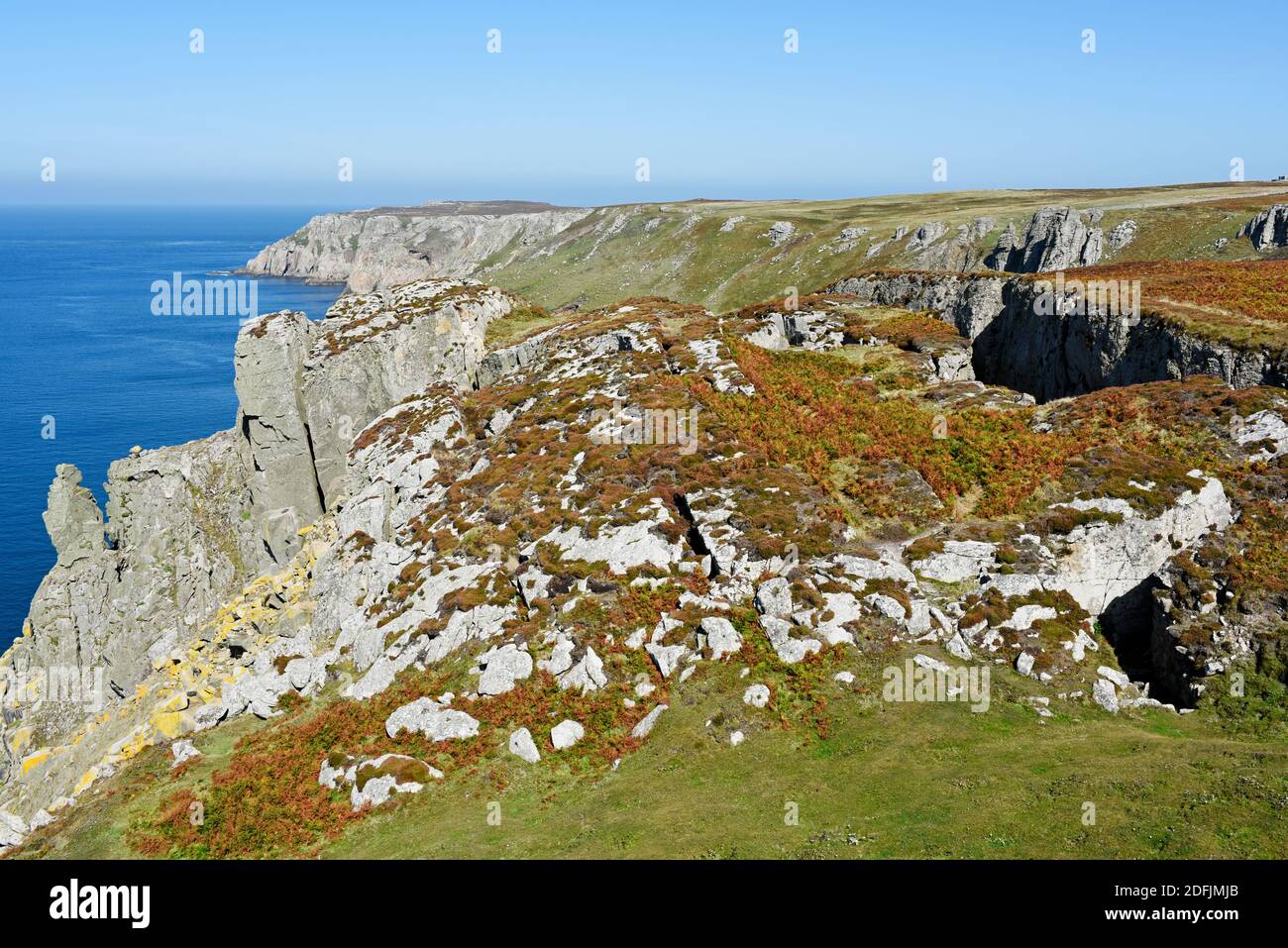 Lundy Island, North Devon, England Stock Photo - Alamy