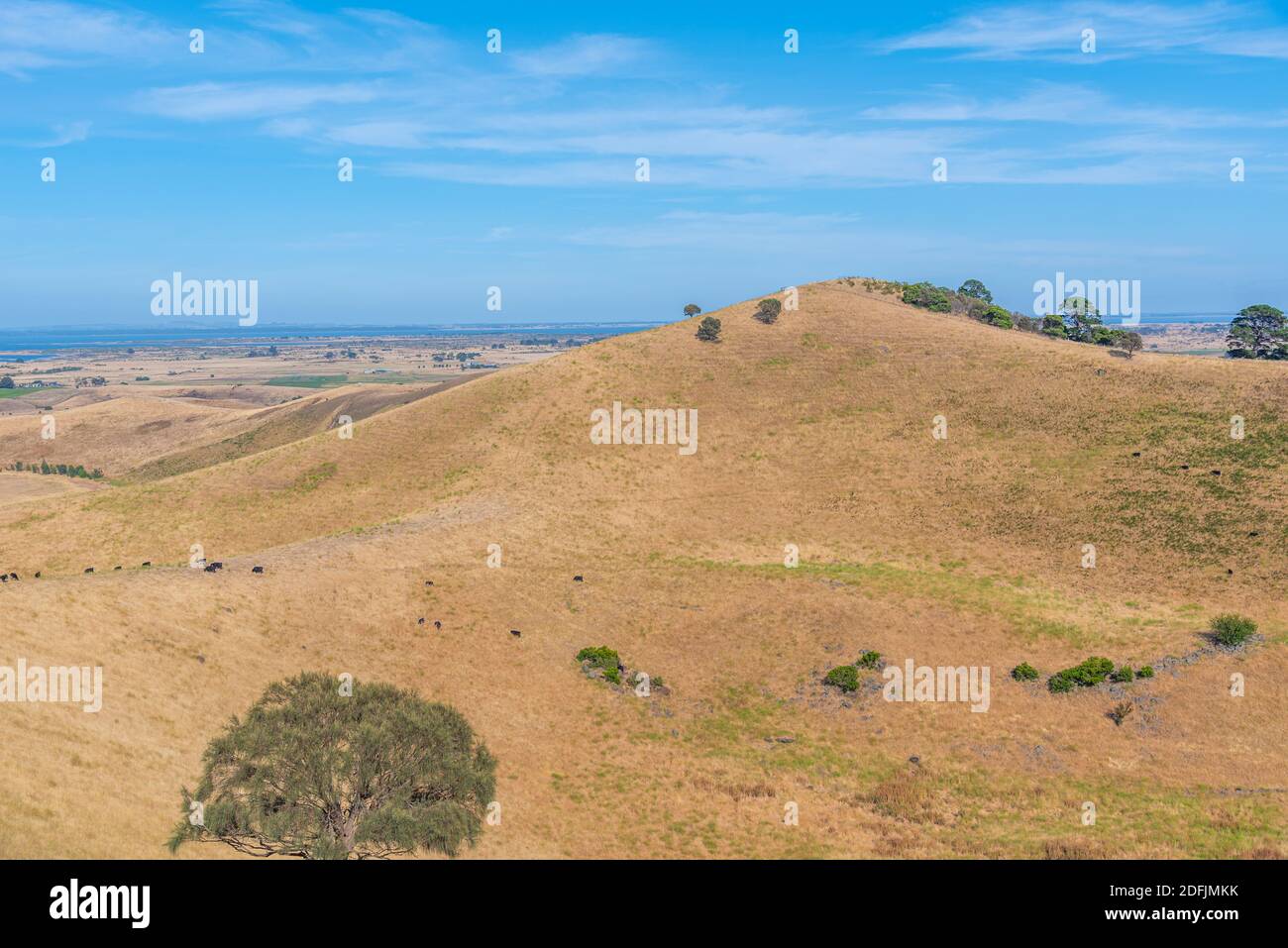 Red rock reserve including several craters of volcanic origin near ...