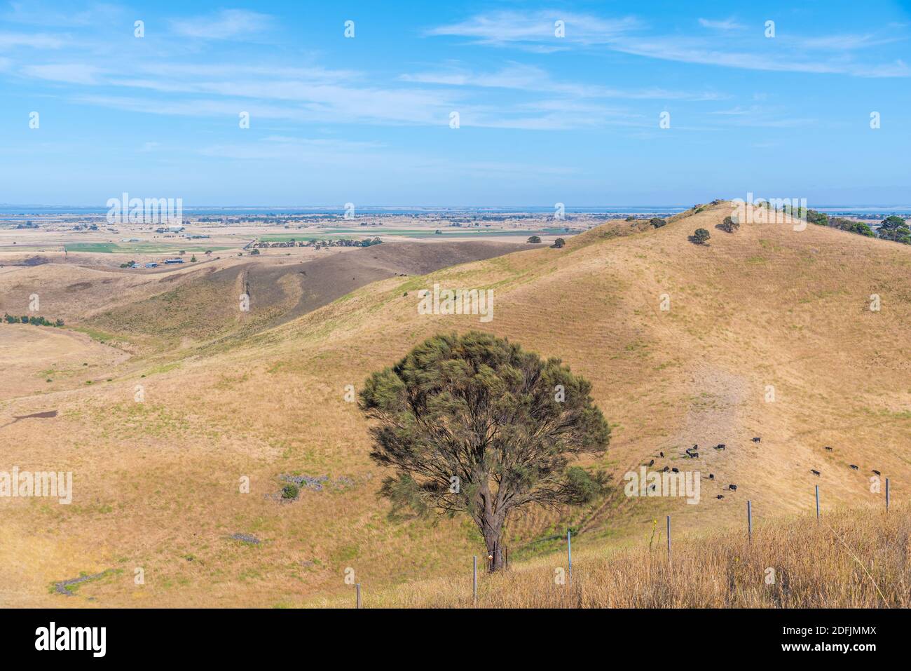 Red rock reserve including several craters of volcanic origin near ...