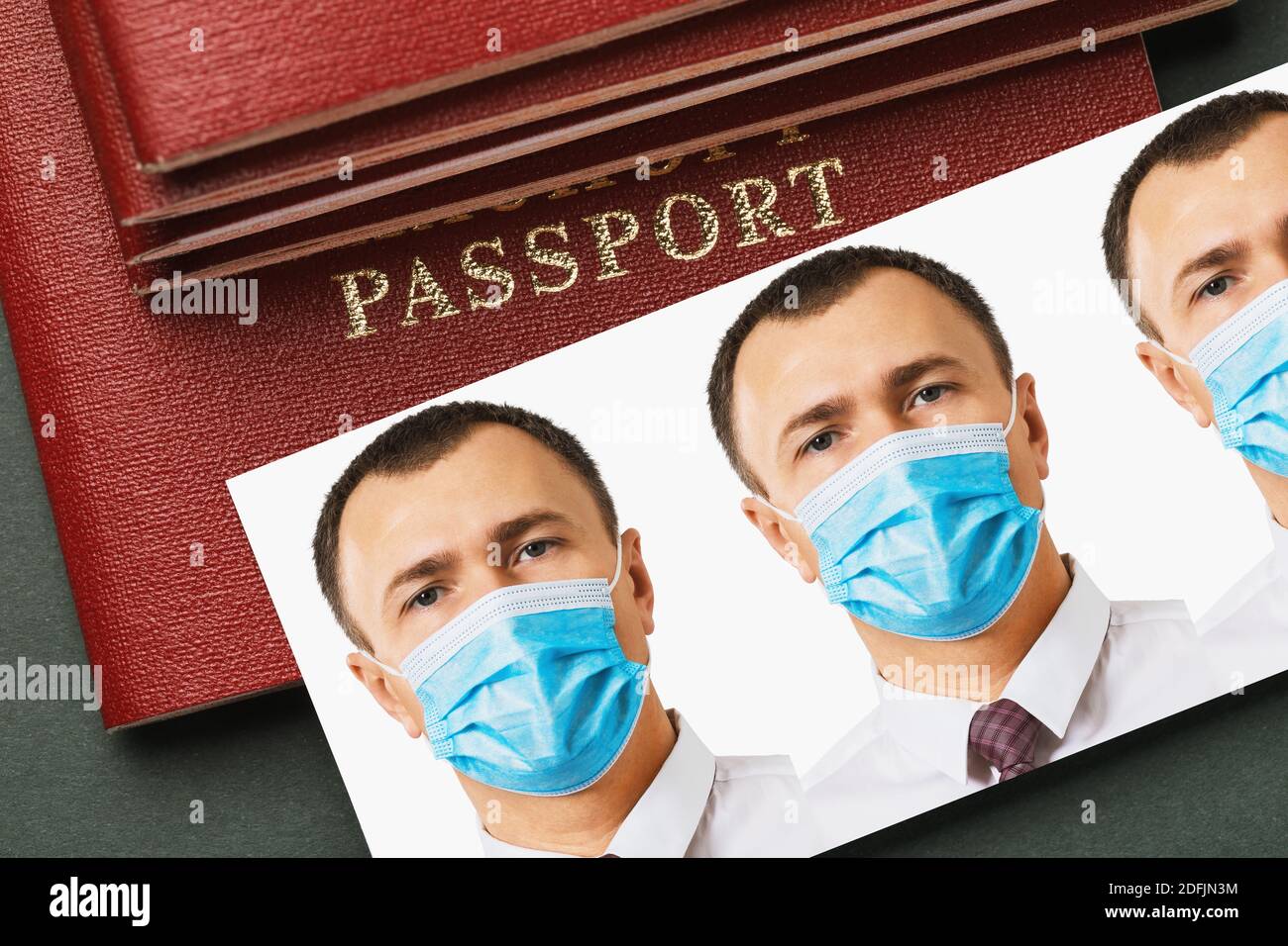 Passport photo man hi-res stock photography and images - Alamy