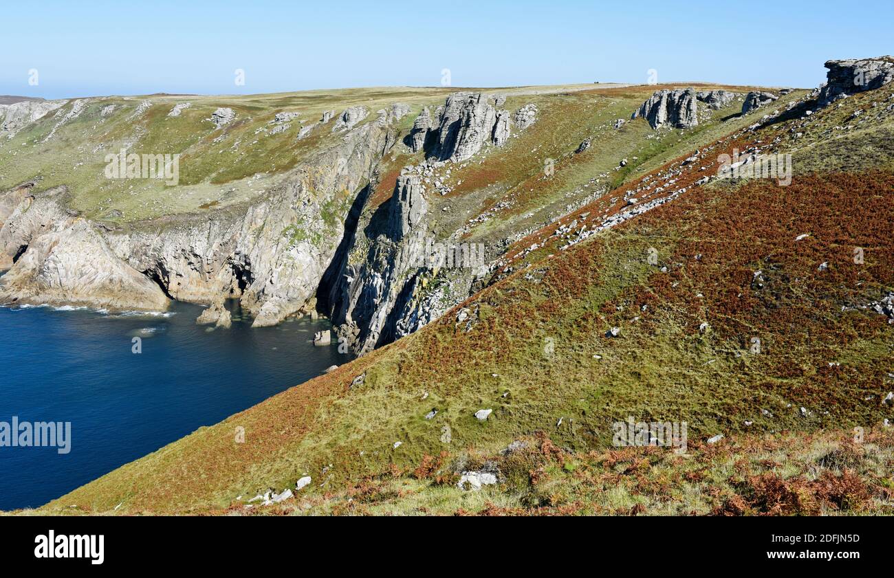 Lundy Island, North Devon, England Stock Photo - Alamy