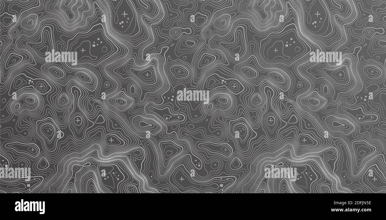 Grey contours vector topography. Geographic mountain topography vector ...
