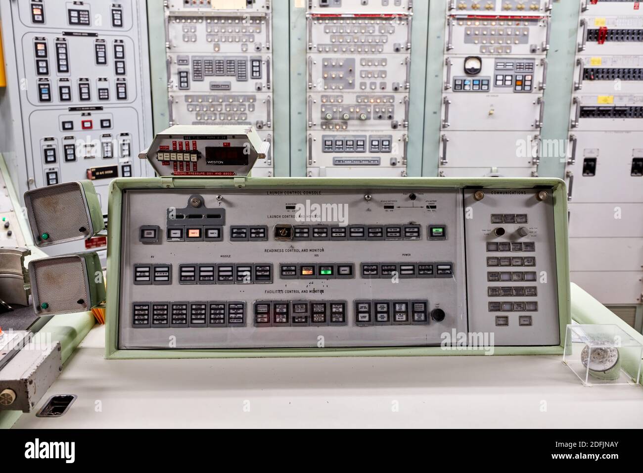 Titan missile launch control console at the Titan Missile Museum ...