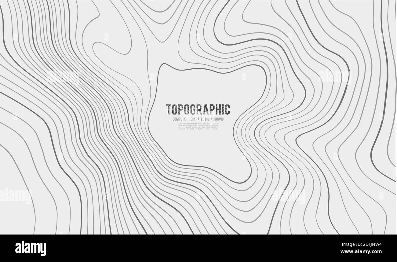 Grey contours vector topography. Geographic mountain topography vector ...