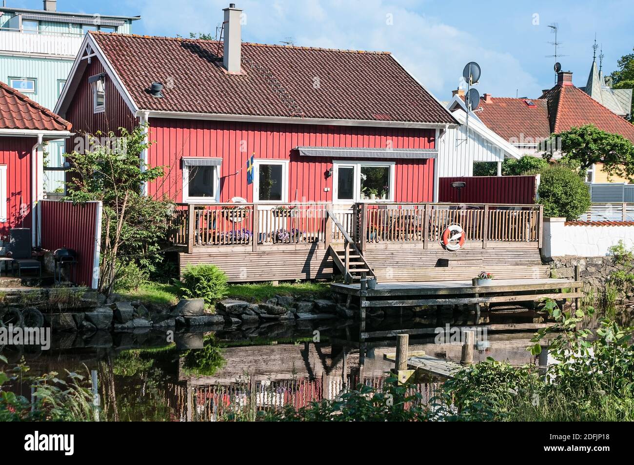 kungsbacka city center Stock Photo - Alamy