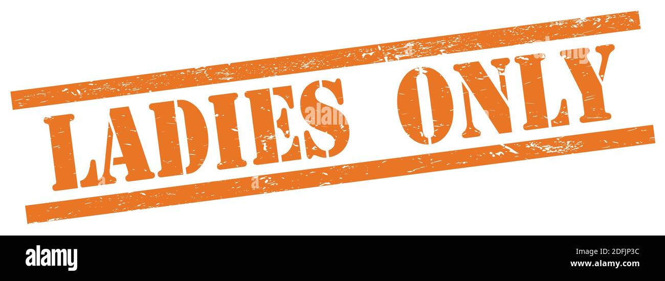 Ladies only and sign Cut Out Stock Images & Pictures - Alamy