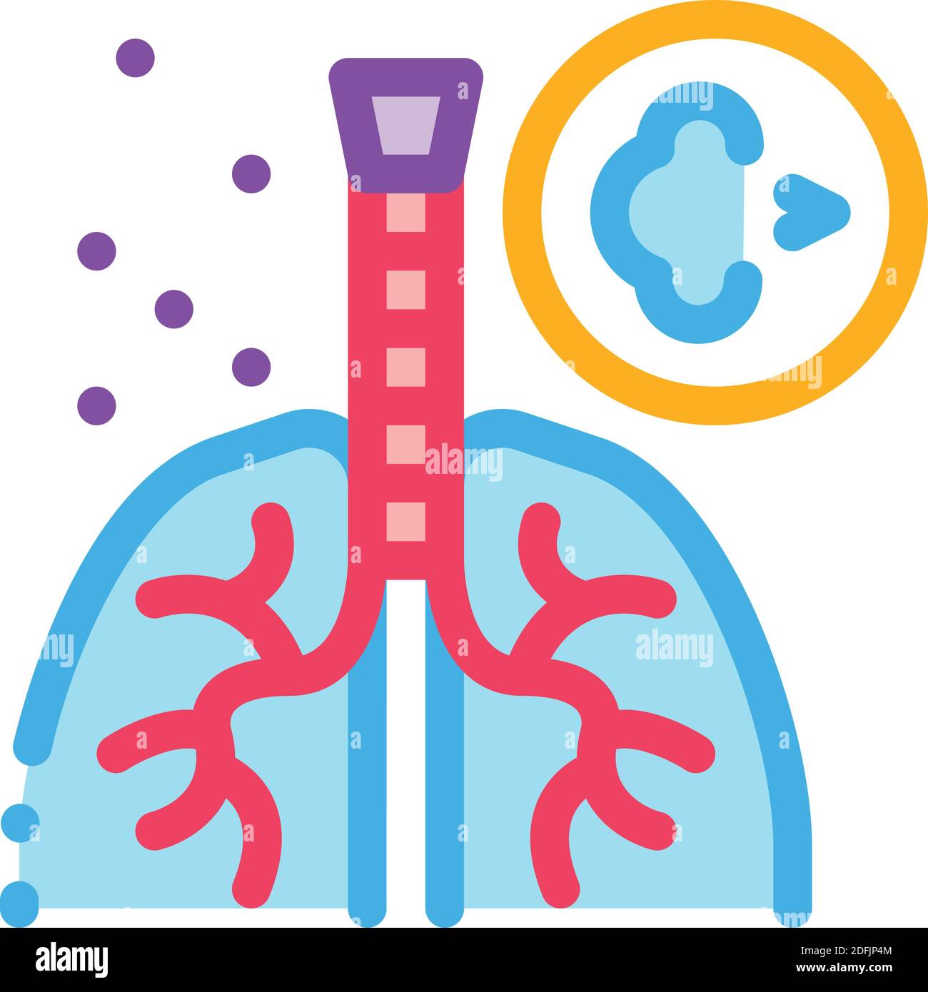 Asthma Illustration High Resolution Stock Photography and Images - Alamy