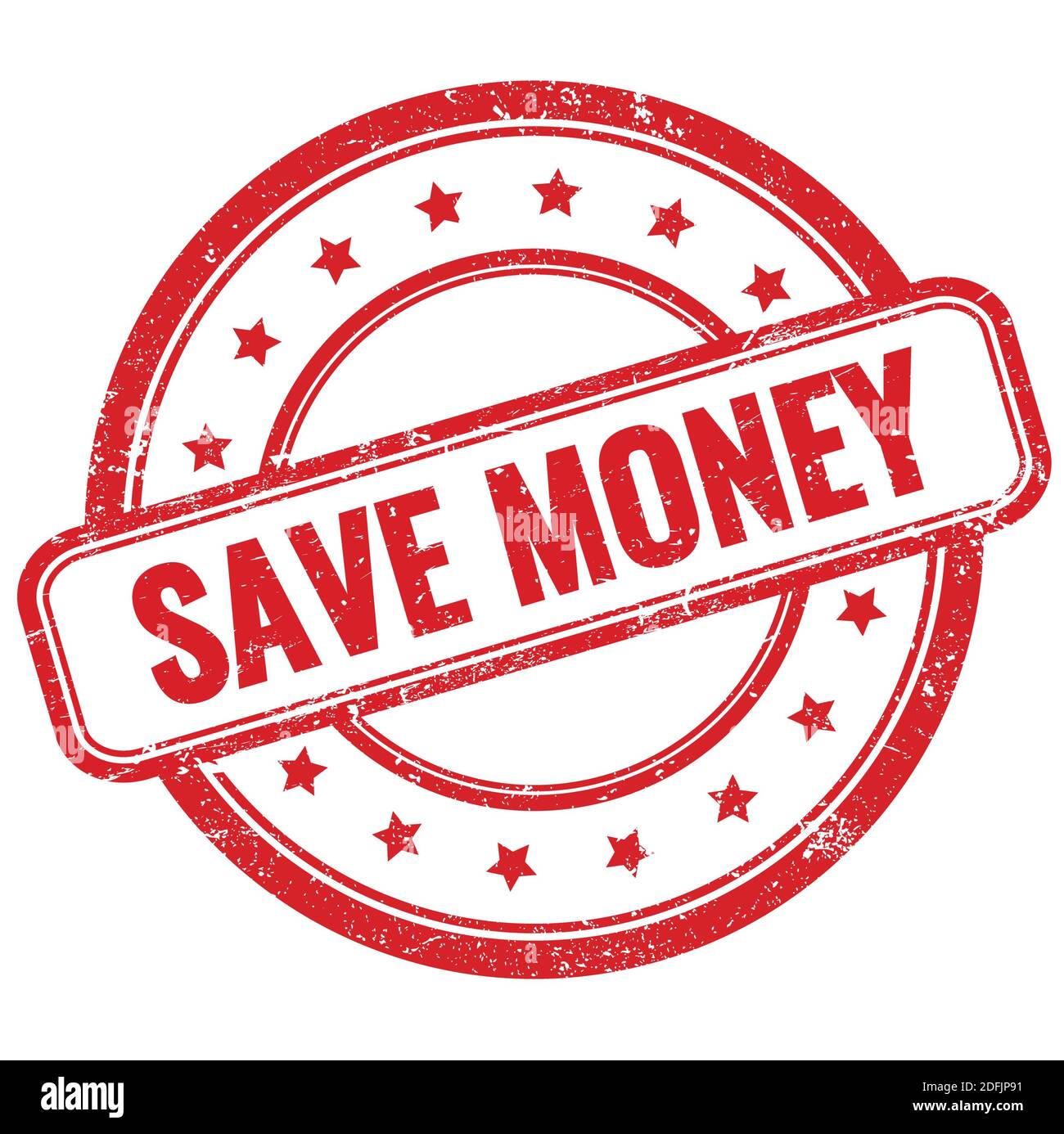 Save money red round hi-res stock photography and images - Alamy