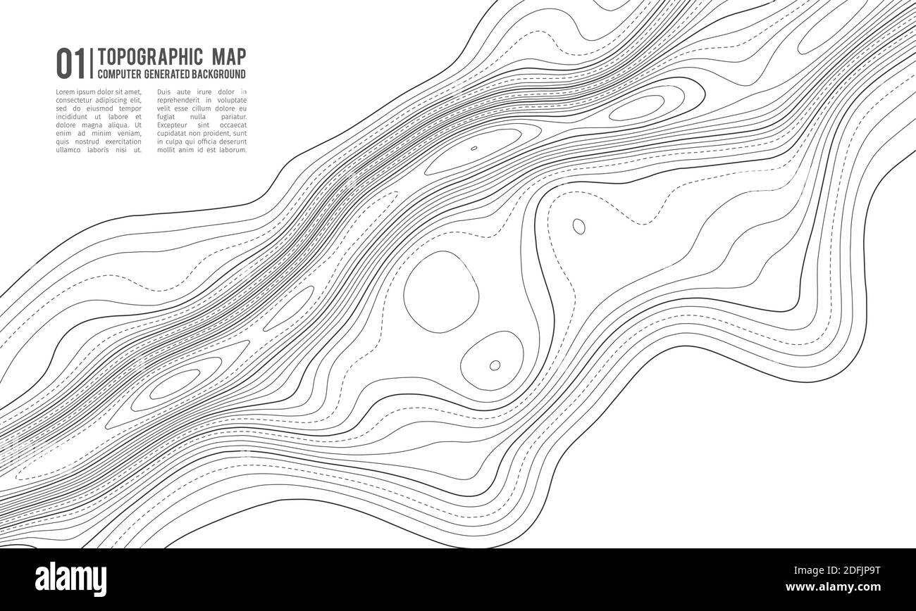 Grey contours vector topography. Geographic mountain topography vector ...
