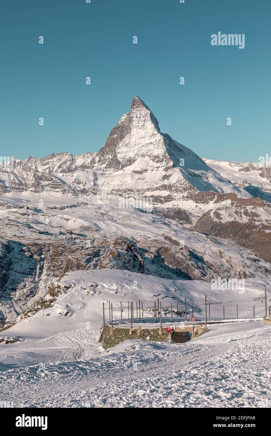 Matterhorn From Gornergrat Station High Resolution Stock Photography ...