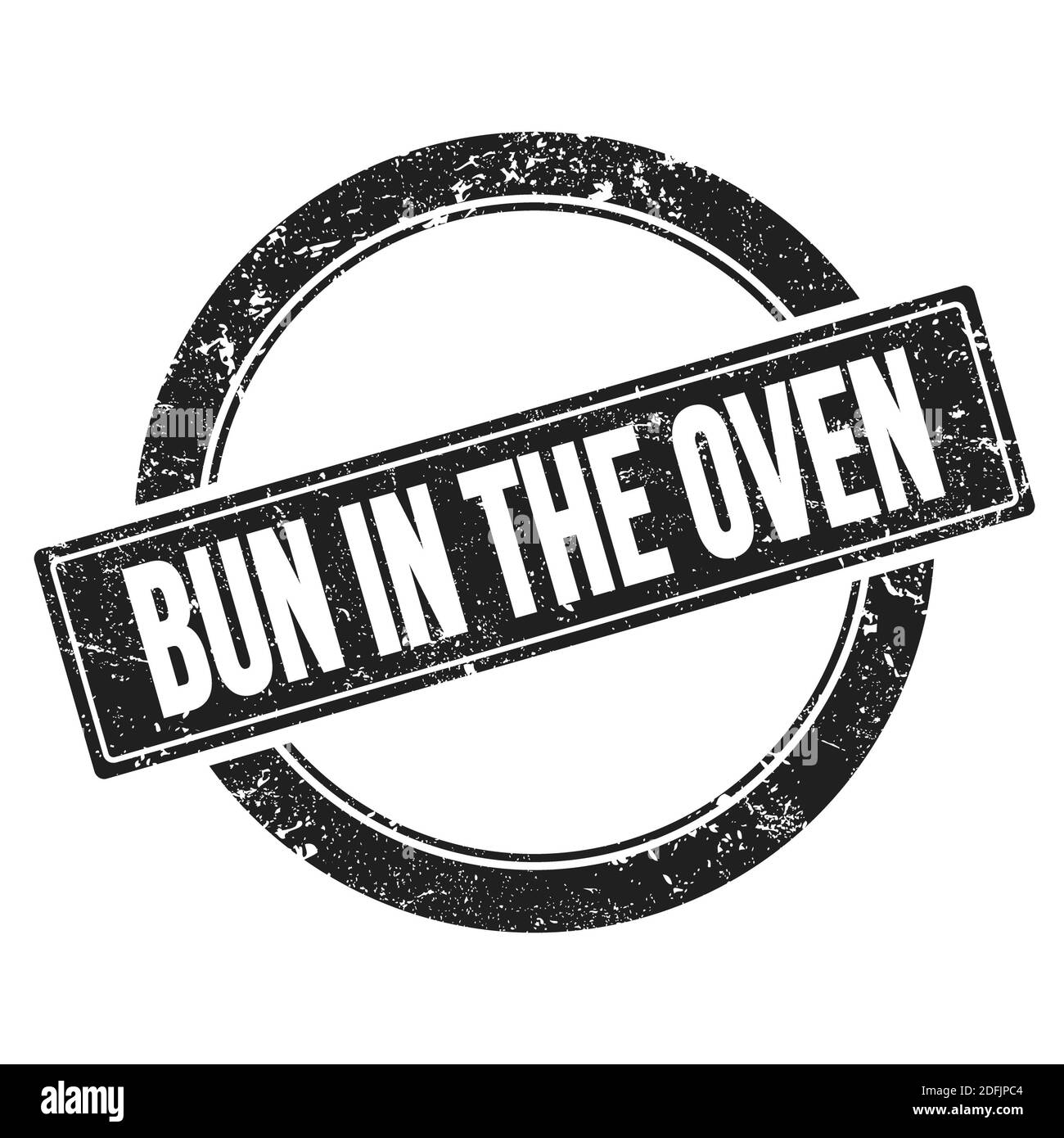 Bun in the oven stamp hi-res stock photography and images - Alamy
