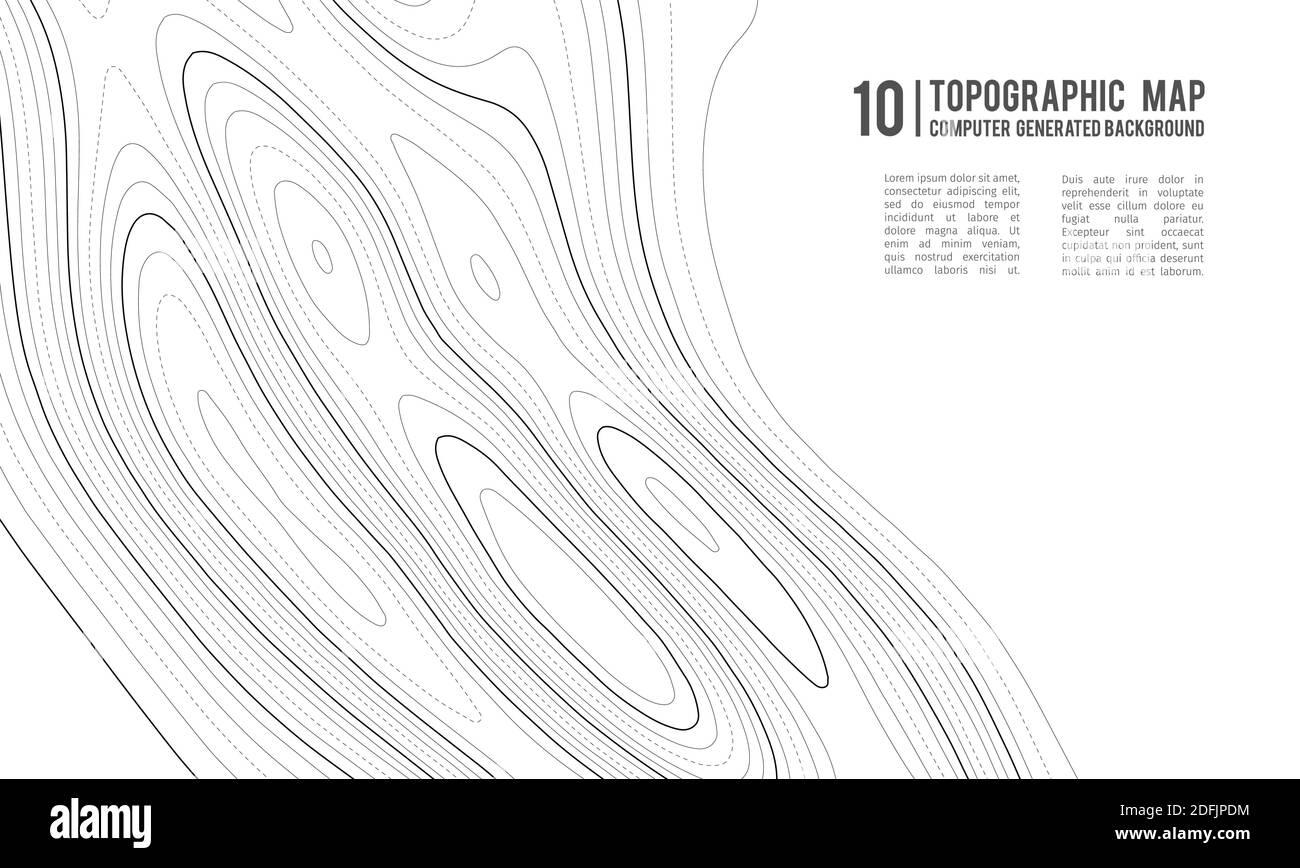 Grey contours vector topography. Geographic mountain topography vector ...