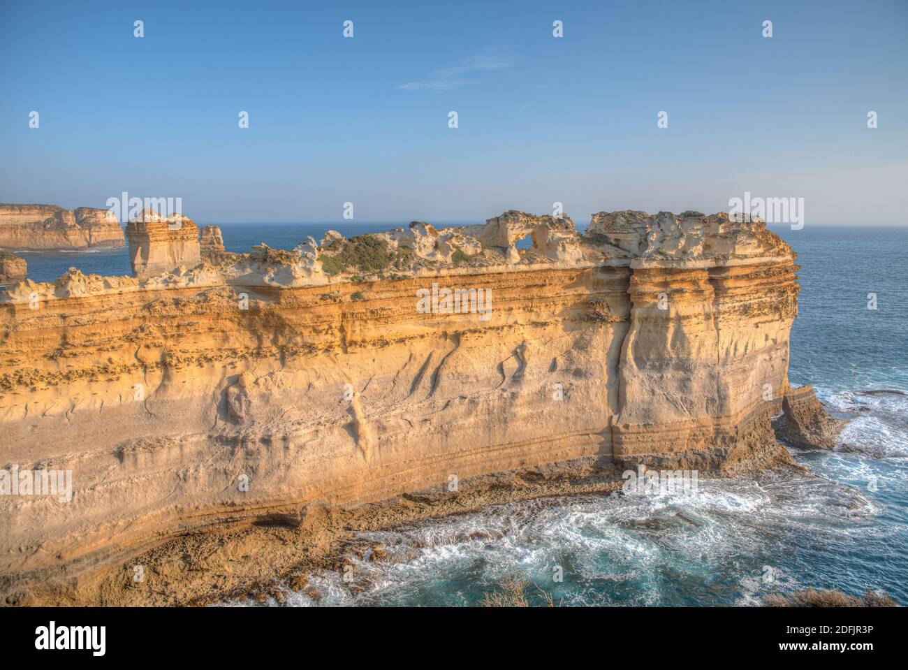 Razorback rock formation at Port Campbell national park in Australia ...