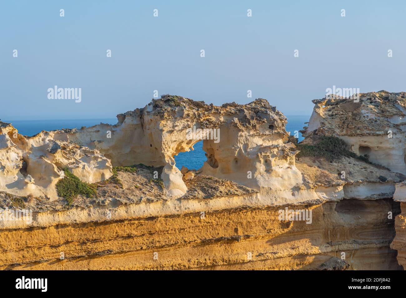 Razorback rock formation at Port Campbell national park in Australia ...