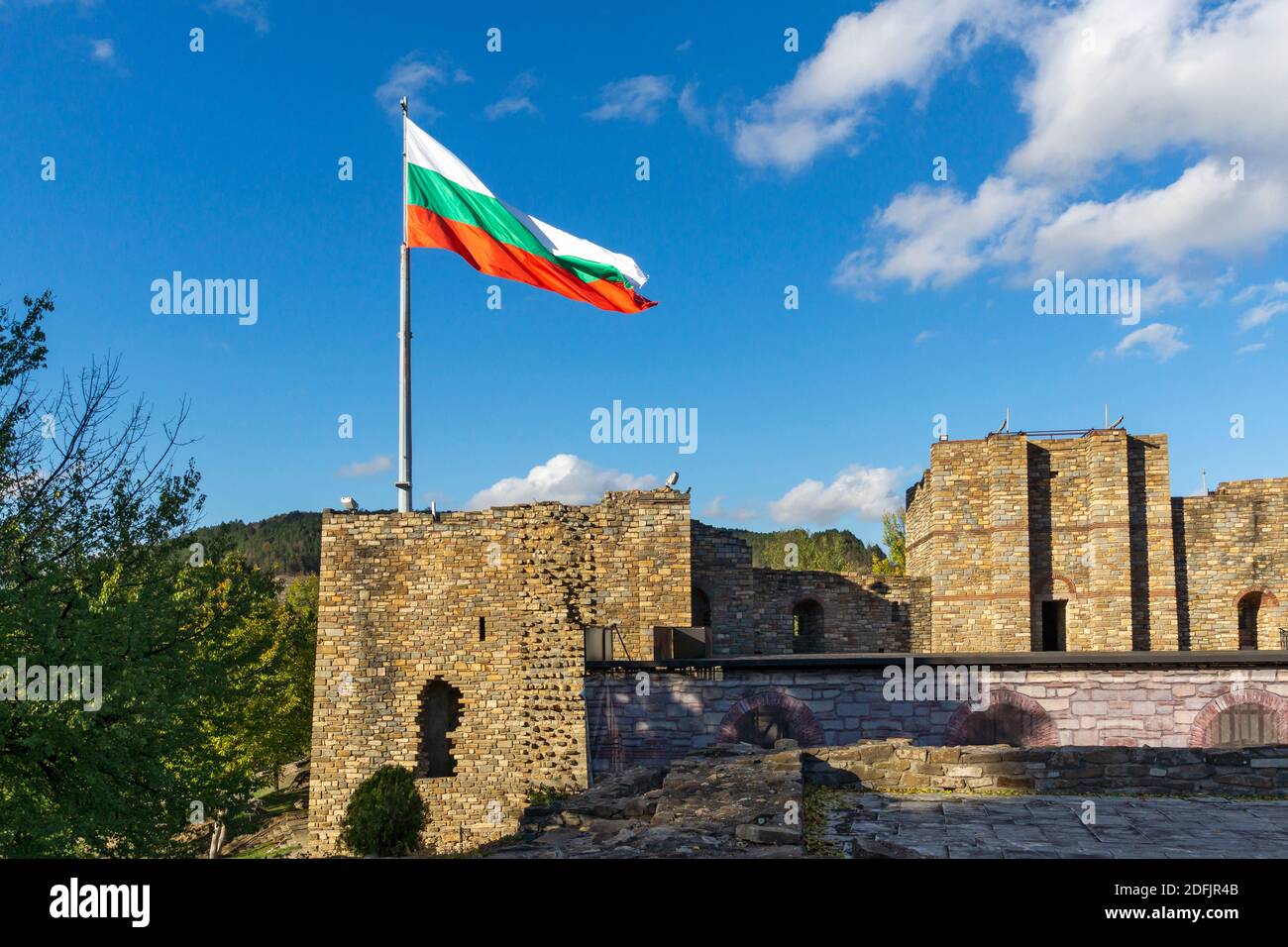 Ruins of The capital city of the Second Bulgarian Empire medieval ...