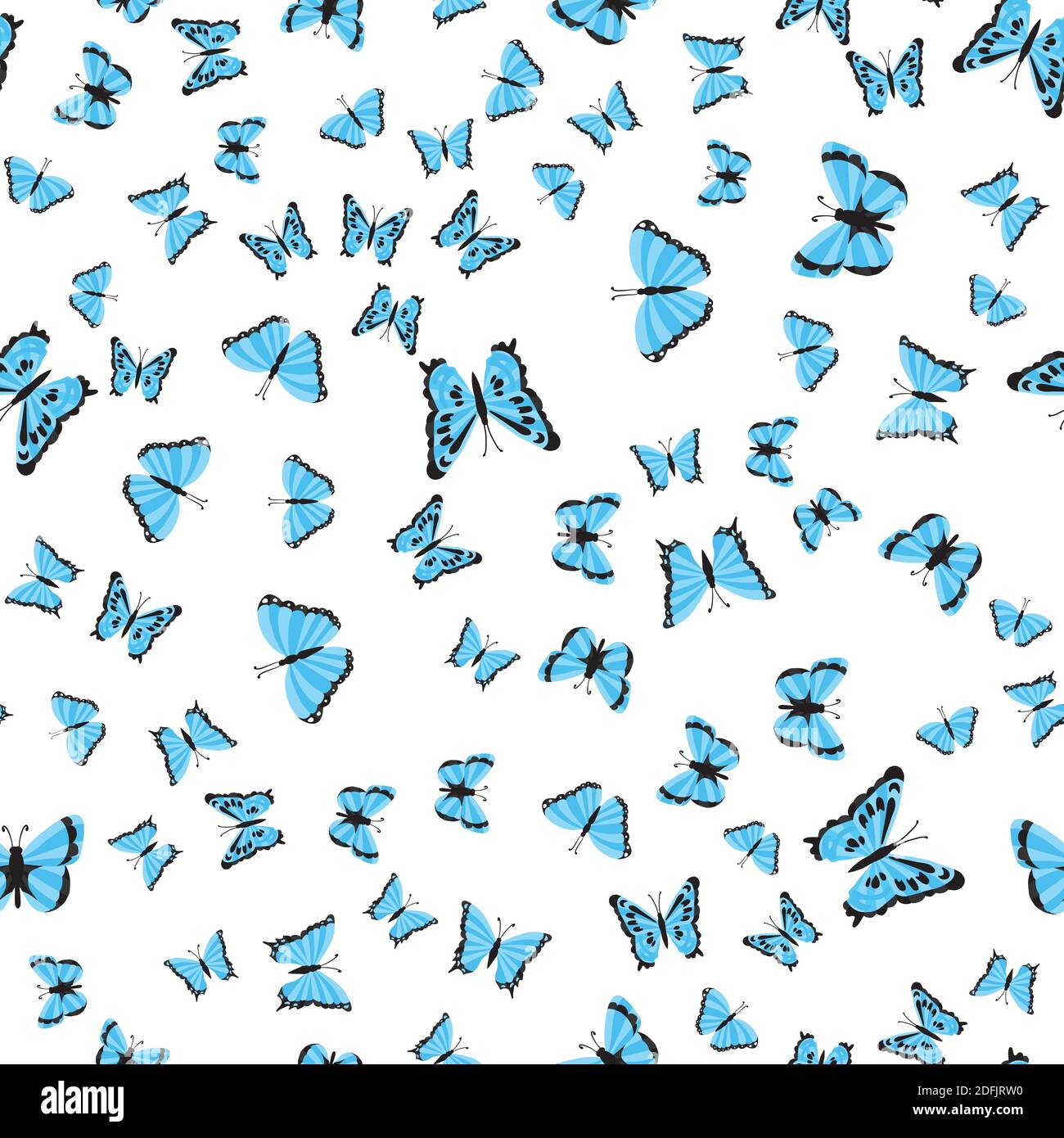 Vector butterflies pattern. Abstract seamless background Stock Vector ...